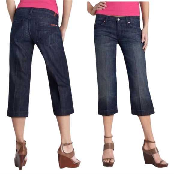 7 For All Mankind | Jeans | 7famk Crop Dojos 29 | Poshmark